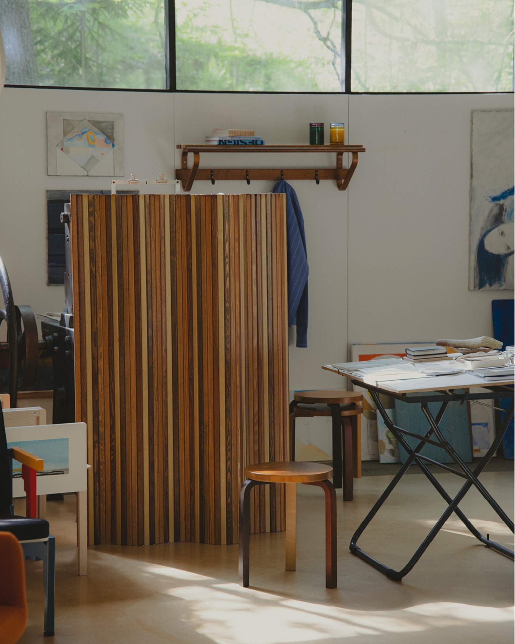 Artek Reimagined by Paul Smith - Aalto Five Colour-Stained Screen 100